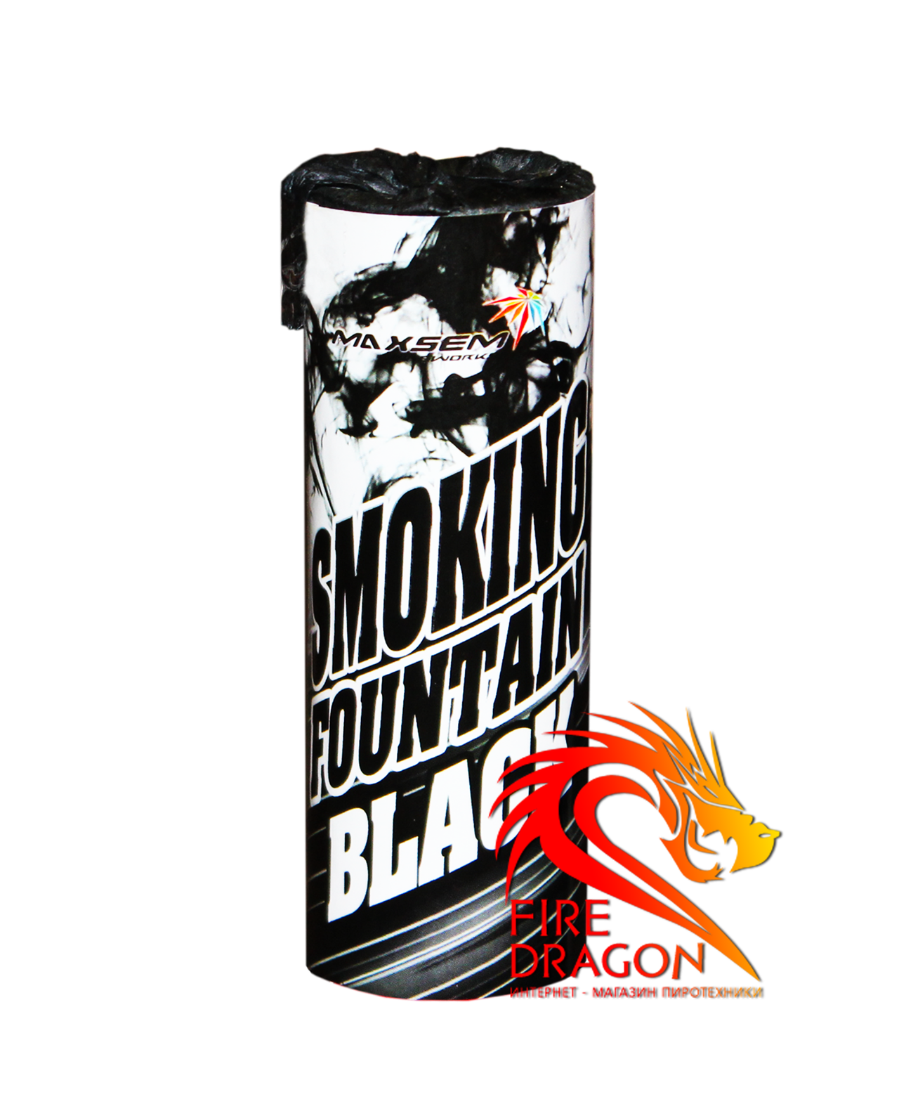 Черная дымовая шашка BLACK SMOKE MA0509/BL, время: до 40 секунд, цвет ...